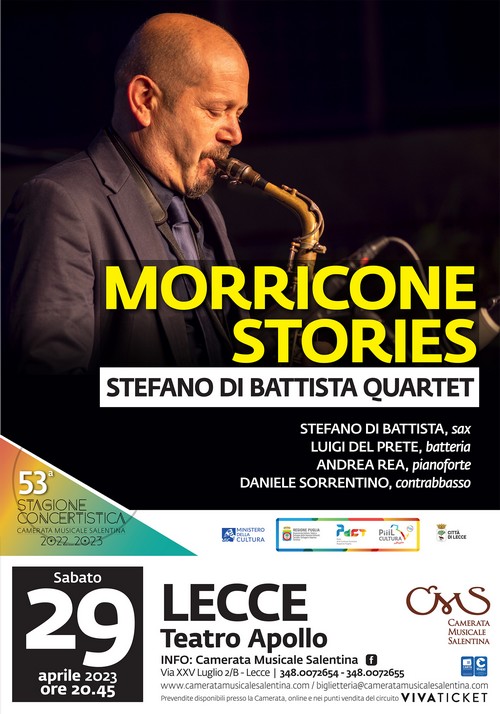 "Morricone Stories", uno speciale omaggio del sassofonista Stefano Di ...